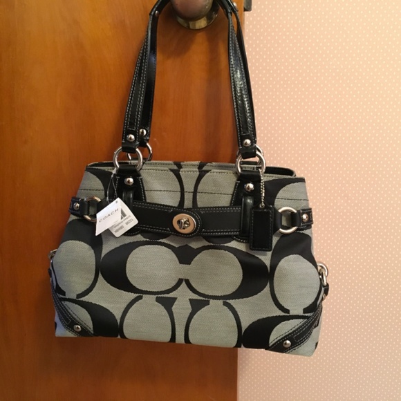 Coach | Bags | Coach Carly Monogram Satchel Bag Tote | Poshmark